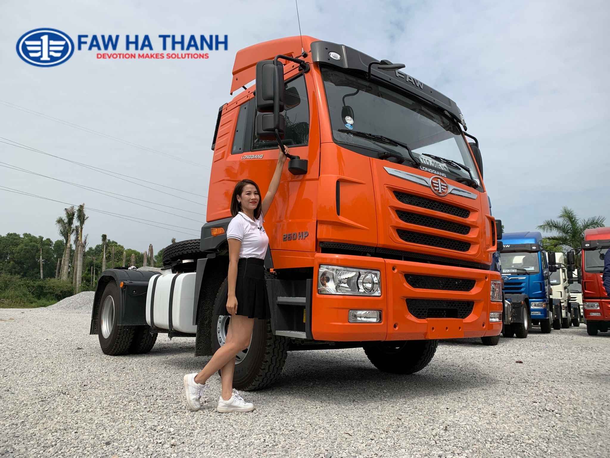 Đầu kéo Faw 1 cầu nhập khẩu 260Hp - Xe tải Hà Thành