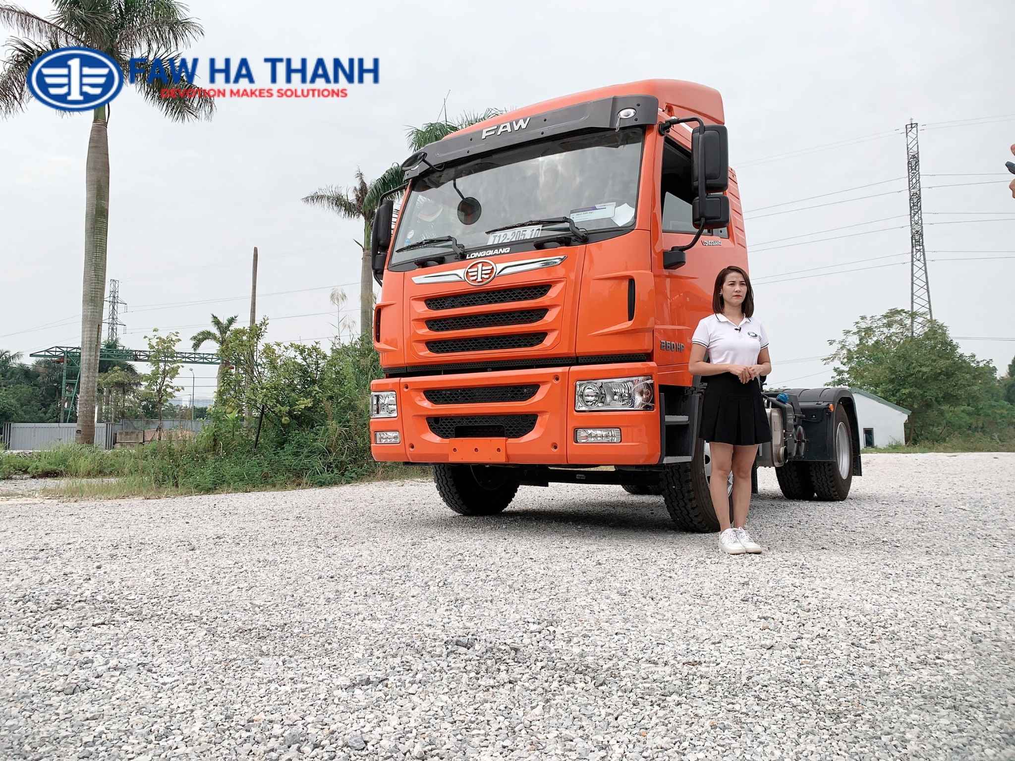 Đầu kéo Faw 1 cầu nhập khẩu 260Hp - Xe tải Hà Thành