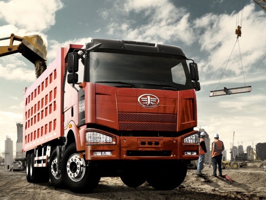 xe ben faw 4 chân JH6 - Xe tải Hà Thành